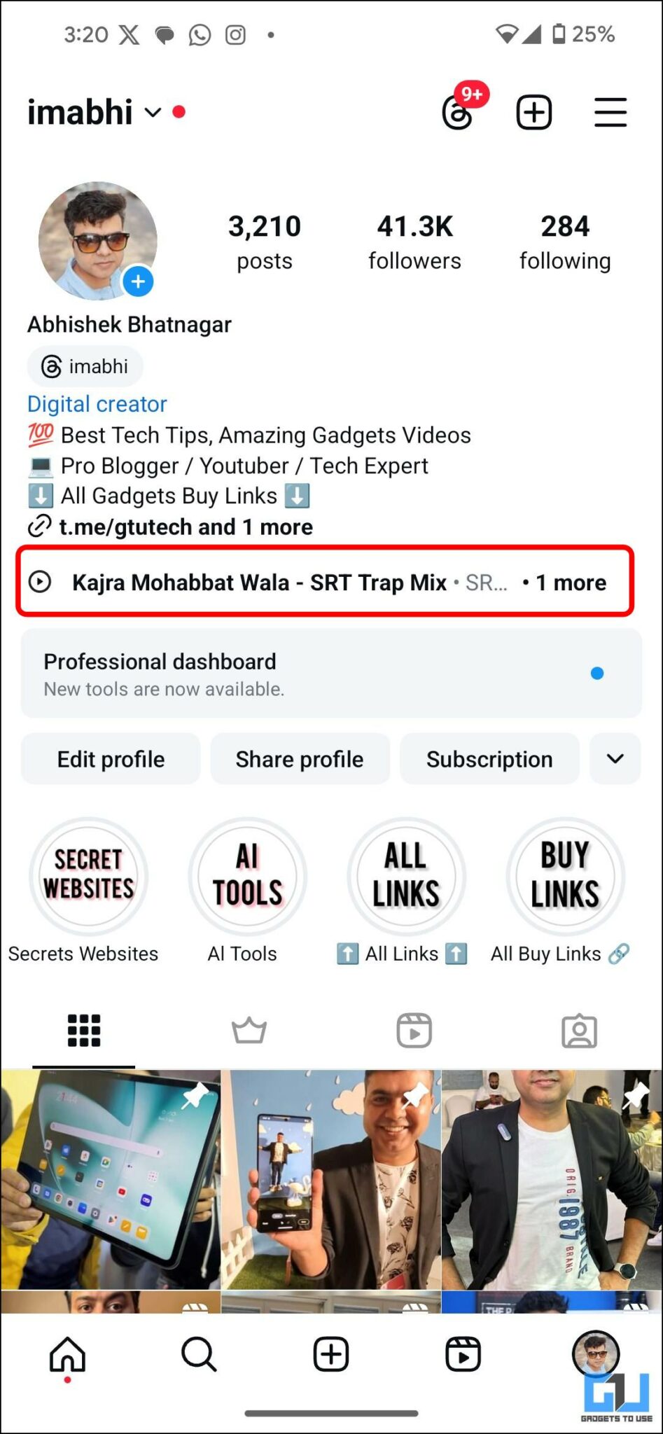 How to Add a Song on Your Instagram Profile - Gadgets To Use