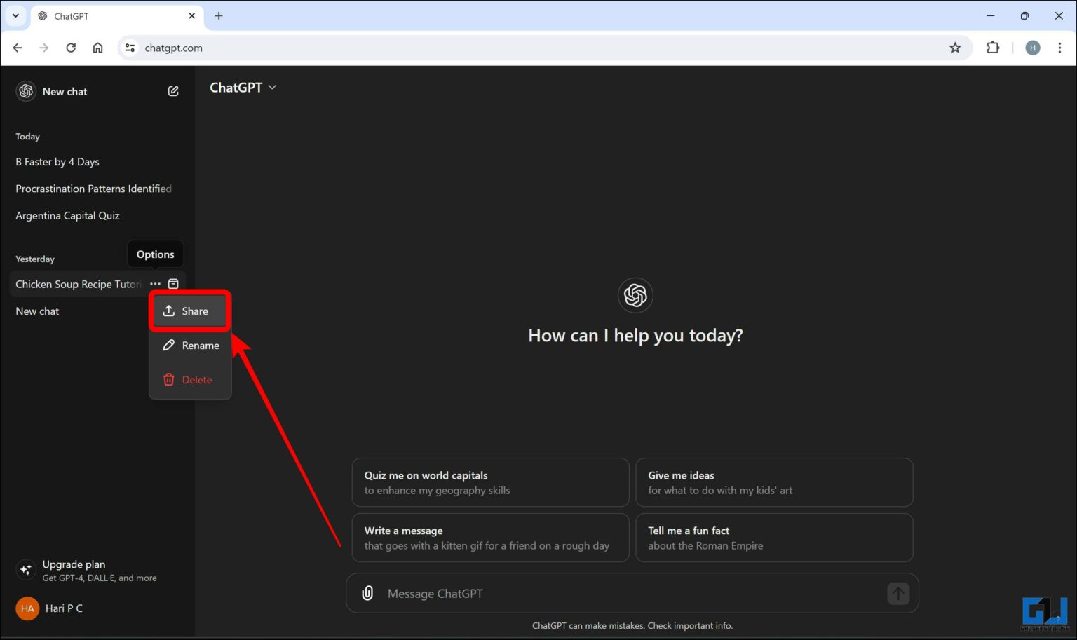 How To Bookmark Or Save ChatGPT Prompts To Use Them Later - Gadgets To Use