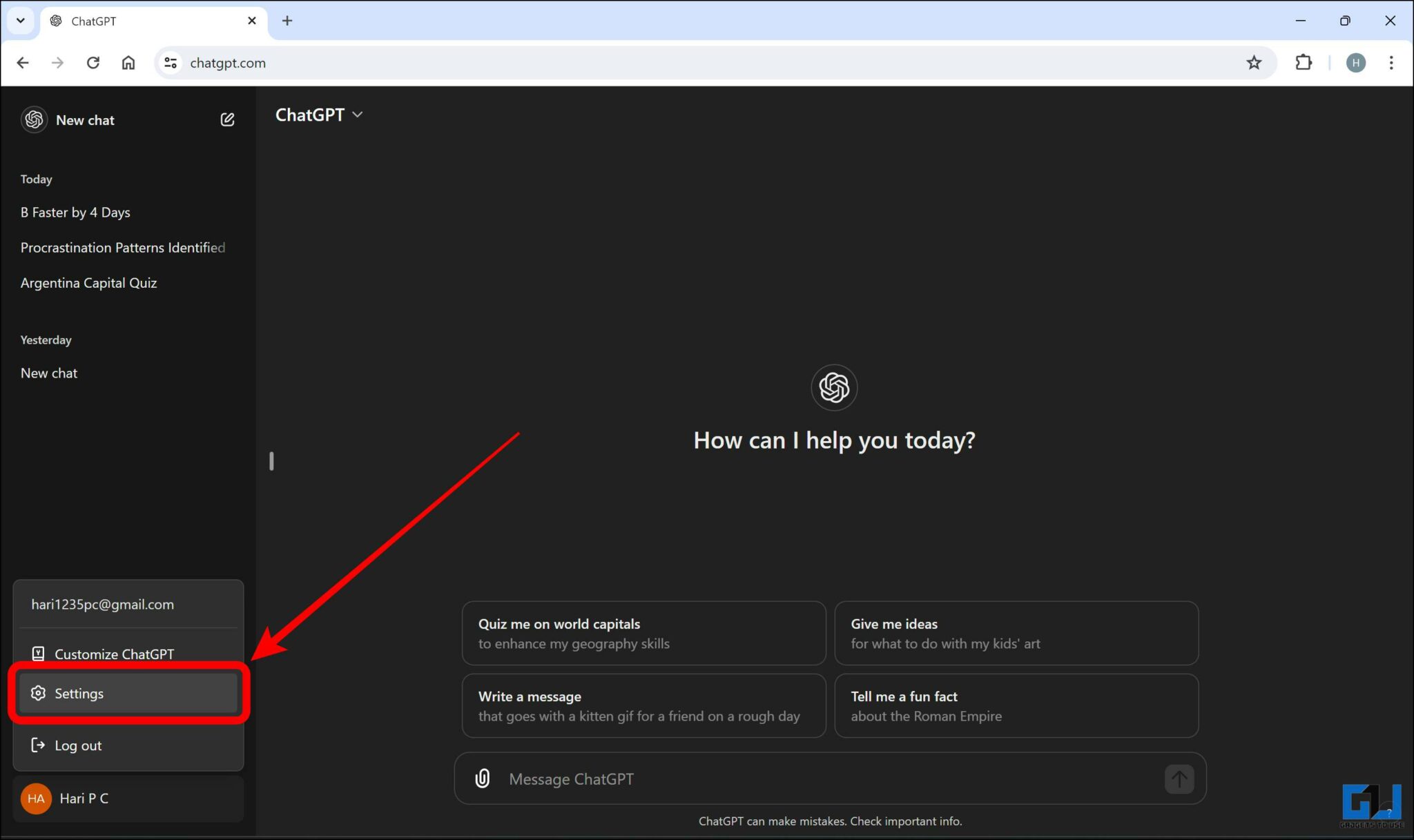 How To Bookmark Or Save ChatGPT Prompts To Use Them Later - Gadgets To Use