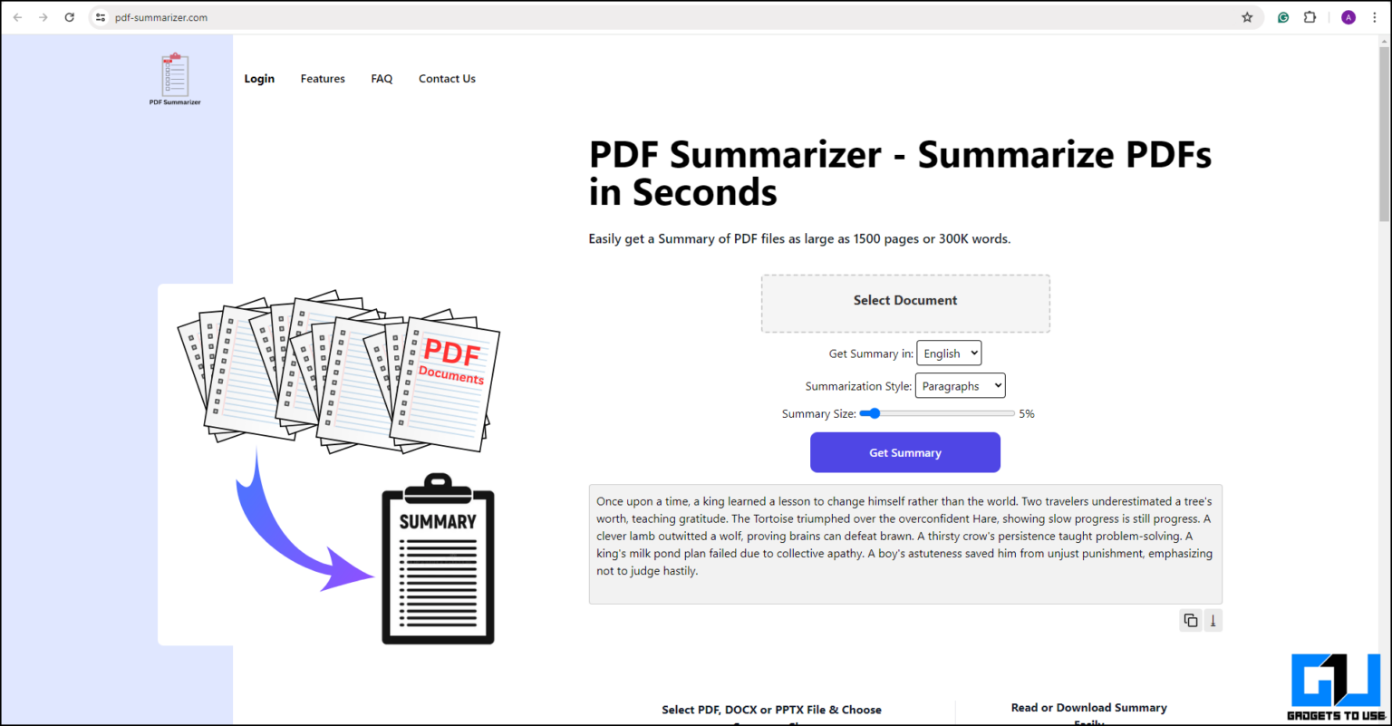 4 Ways To Summarize Pdf Using AI Tools For Free - Gadgets To Use