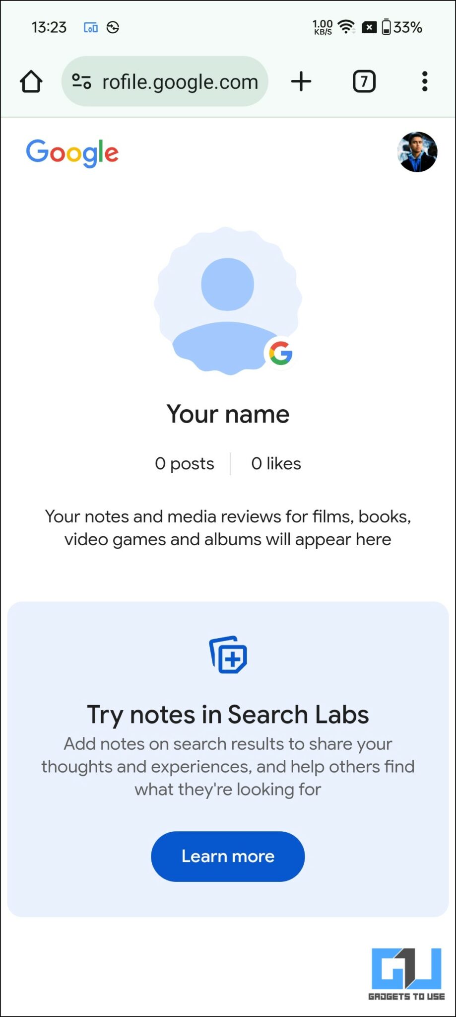 How to Create Google Search Notes Profile and Customize It - Gadgets To Use