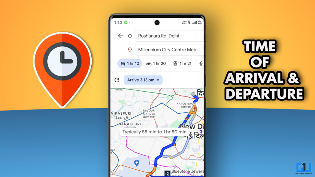 How to Set Depart and Arrive Time in Google Maps Route - Kowatek Solar LTD
