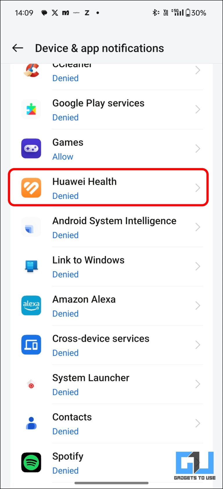 [fixed] Cant Enable Notifications For Huawei Health App Restricted Settings Gadgets To Use