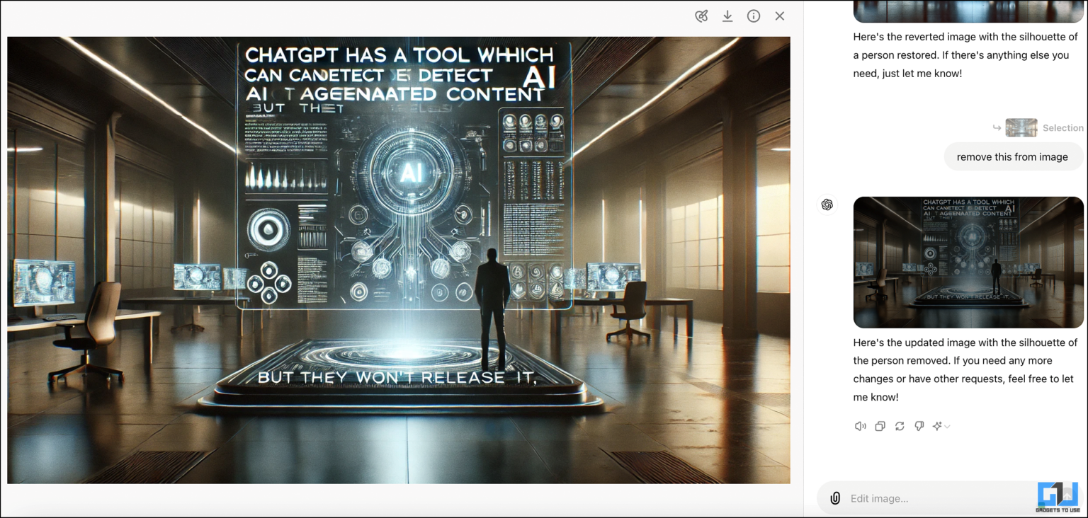 How to Edit AI-Generated Image With ChatGPT - Gadgets To Use