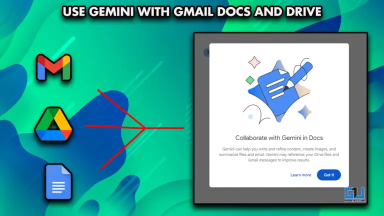 How To Use Gemini Advanced in Gmail, Drive and Google Docs - Gadgets To Use