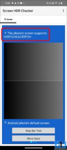 How to check HDR support and its version on your phone
