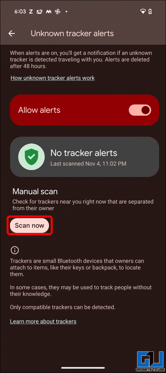 What is Unknown Tracker Alert In Android and Which Trackers Are ...