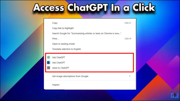 3 Ways to Add ChatGPT to Google Chrome Right Click Menu – Kowatek Solar LTD