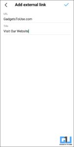 3 Ways to Add Clickable Links in Instagram (2025) - Gadgets To Use