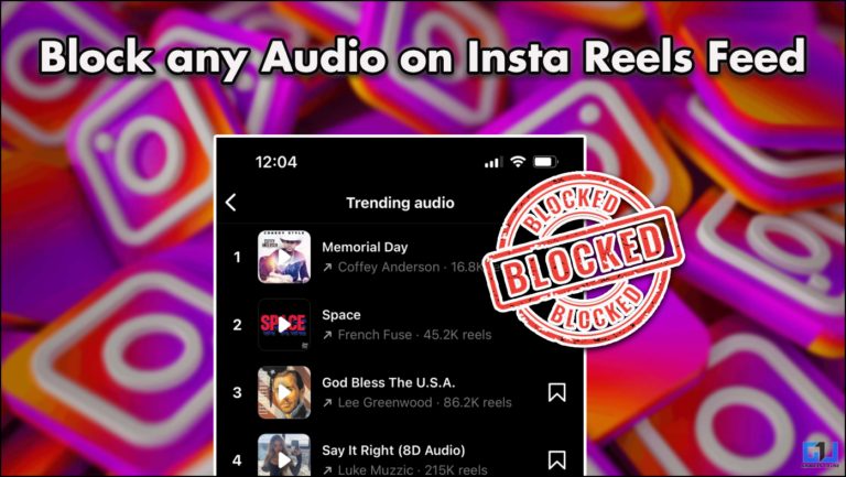 How to Block Any Audio on Instagram Reels Feed - Gadgets To Use