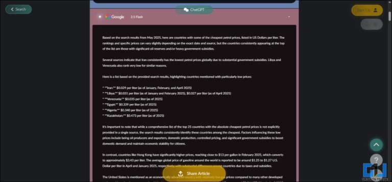 This AI Tool Combines Google Gemini, ChatGPT, and DeepSeek For Any Search - Gadgets To Use