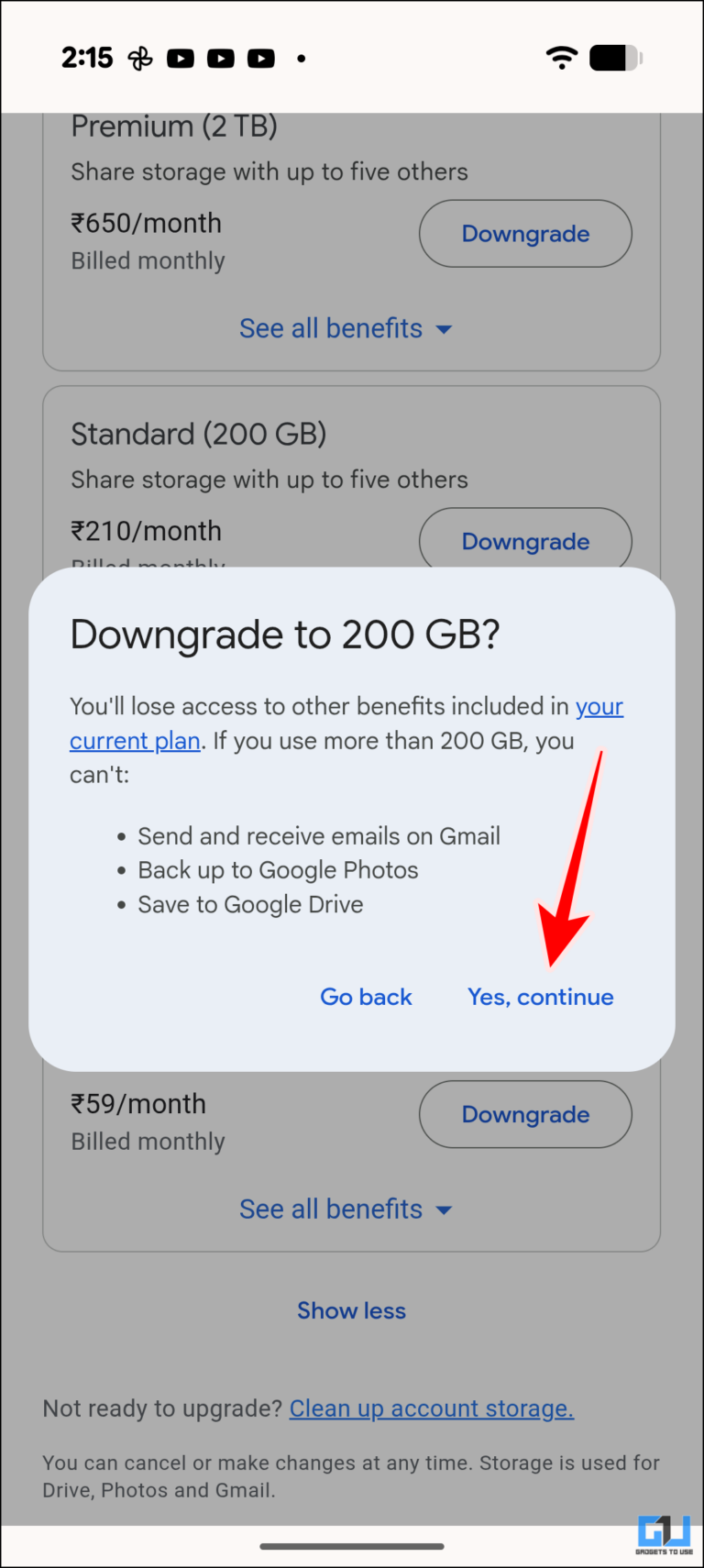 How to Downgrade from Google One AI Pro Plan - Gadgets To Use